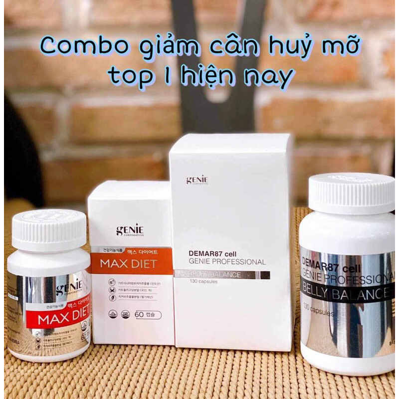 [Chính hãng cao cấp]COMBO (MAX DIET + BELLY) VIÊN UỐNG (THU ỐC DƯỢC ...