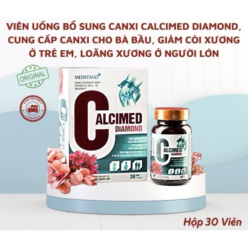 Viên Uống Bổ Sung Canxi CALCIMED DIAMOND (30v) | Shopee Việt Nam