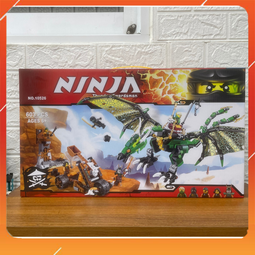 NINJA Đồ Chơi Lắp Ráp NINJA The Green NRG Dragon Lari 10526 ( 603 chi ...