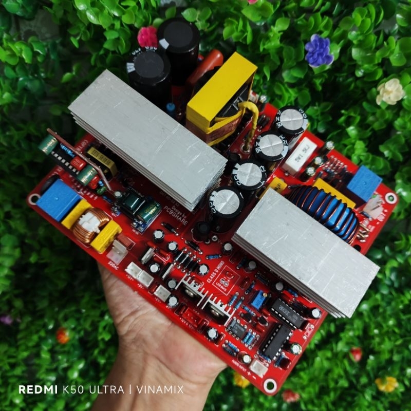 Class D liền nguồn MONO 1200W/1800W (Mạch loa kéo, loa SUB đơn kênh ...