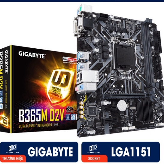 Giá Sốc Main B365, z370, z390 sk 1151 V2, Giga B365M-D2V, Giga B365 ...