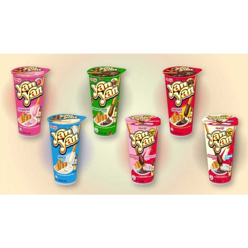 Bánh que Meiji Yan Yan chấm ly 50g | Shopee Việt Nam