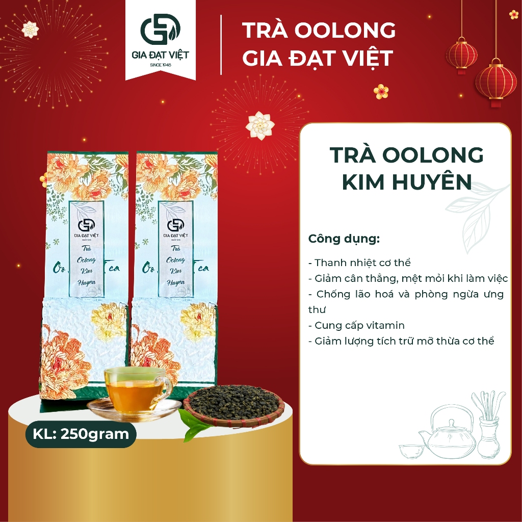 Trà Oolong Kim Huyên Gia Đạt Việt | Shopee Việt Nam