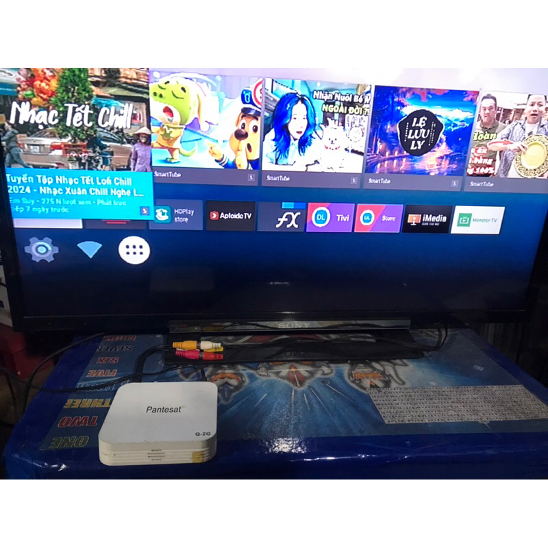 Pantesat Ram 2G dùng dây AV Hàng đã dùng chỉ có box và nguồn không có ...