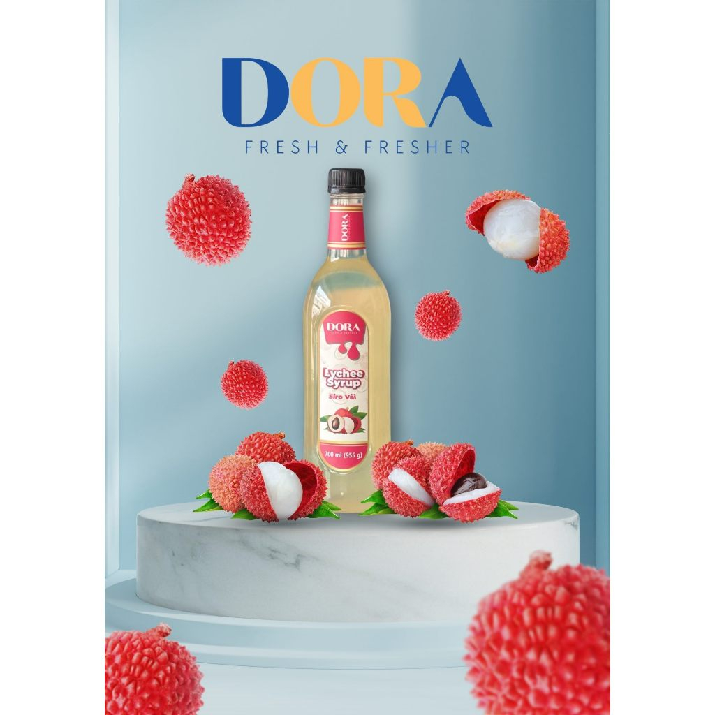 Syrup, Siro Vải Dora đậm đặc - chai nhựa 700ml | Shopee Việt Nam