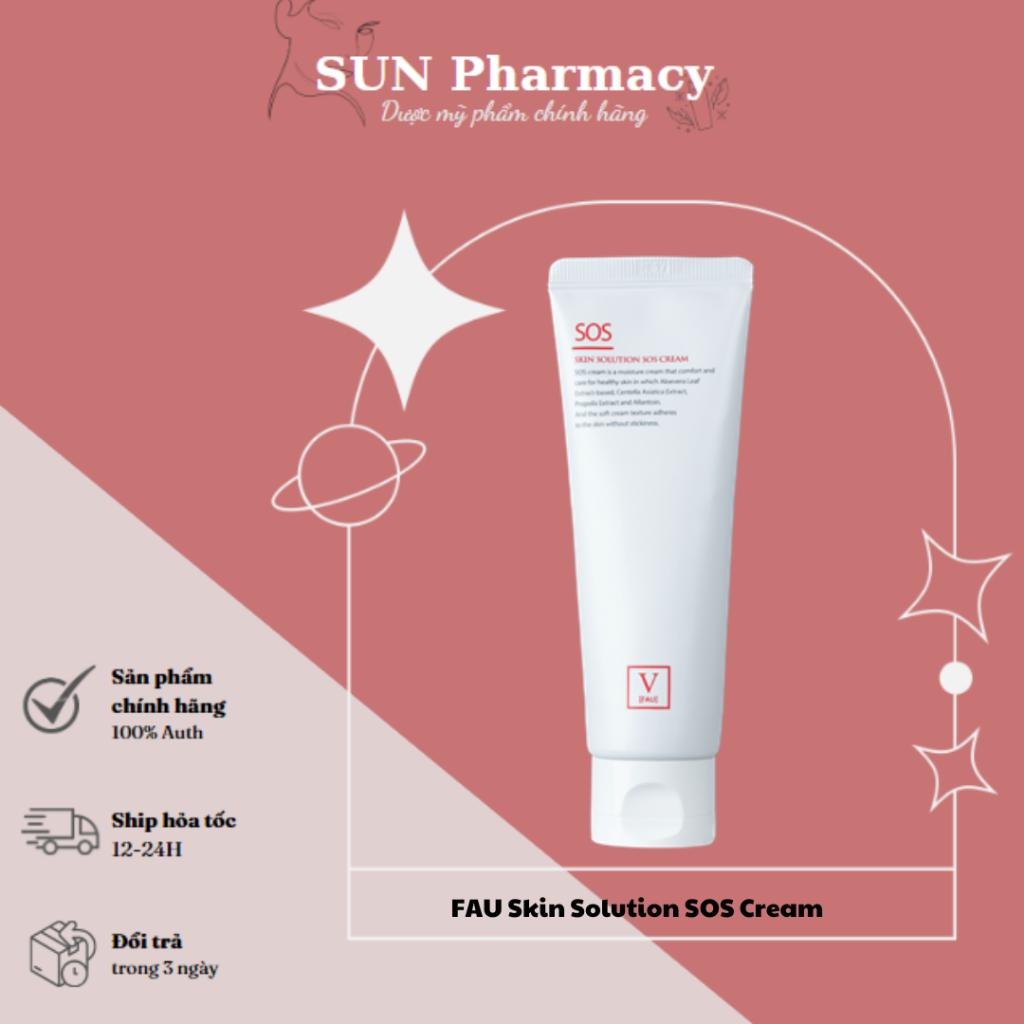 [Hàng công ty] FAU Skin Solution SOS Cream - Kem dưỡng phục hồi dành ...