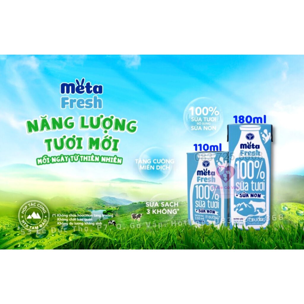 Nutricare – Sữa Tươi Bổ Sung Sữa Non Meta Fresh Ít Đường | Shopee Việt Nam