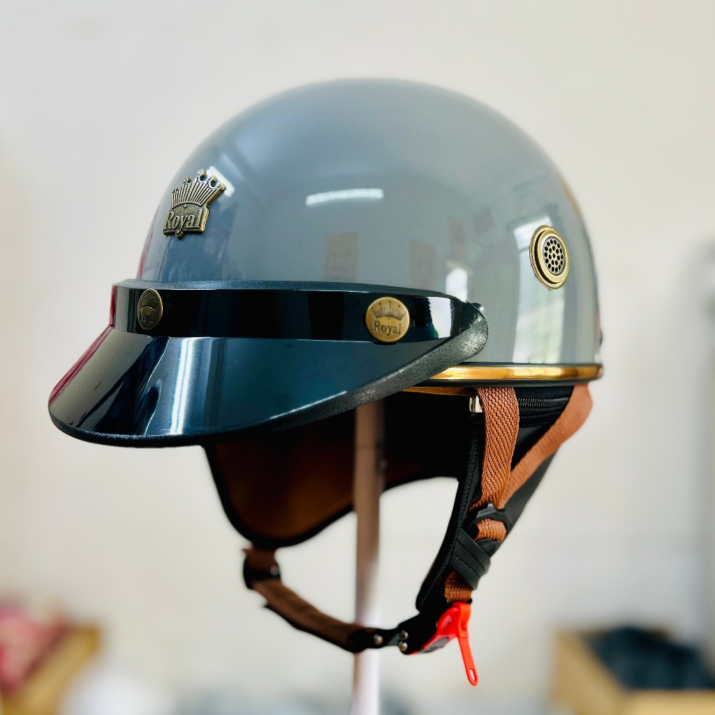 Mũ bảo hiểm nửa đầu Royal M379 có đệm cổ chính hãng cho nam nữ đi xe máy | Shopee Việt Nam
