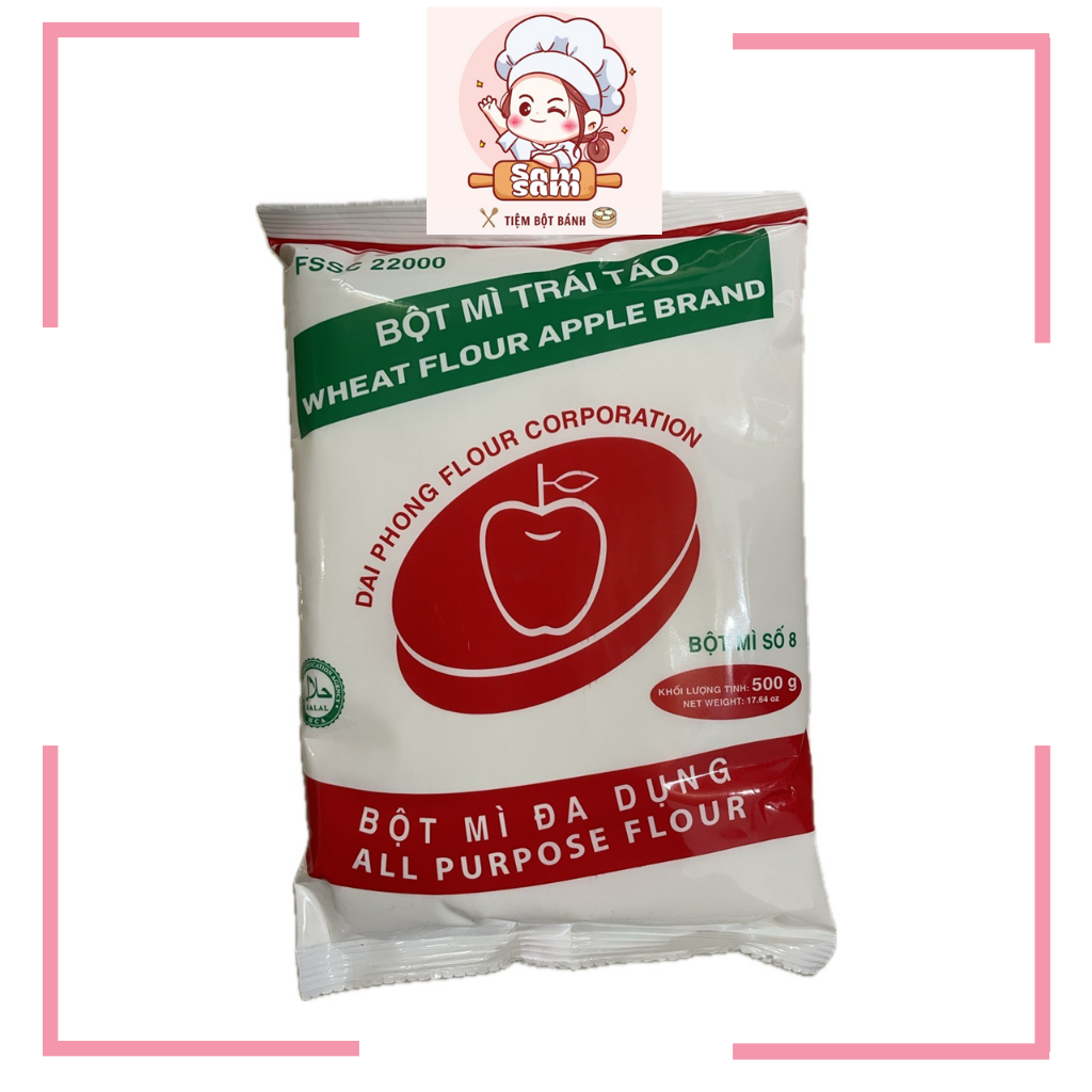Bột mì táo đỏ 500g - Bột mì số 8 | Shopee Việt Nam