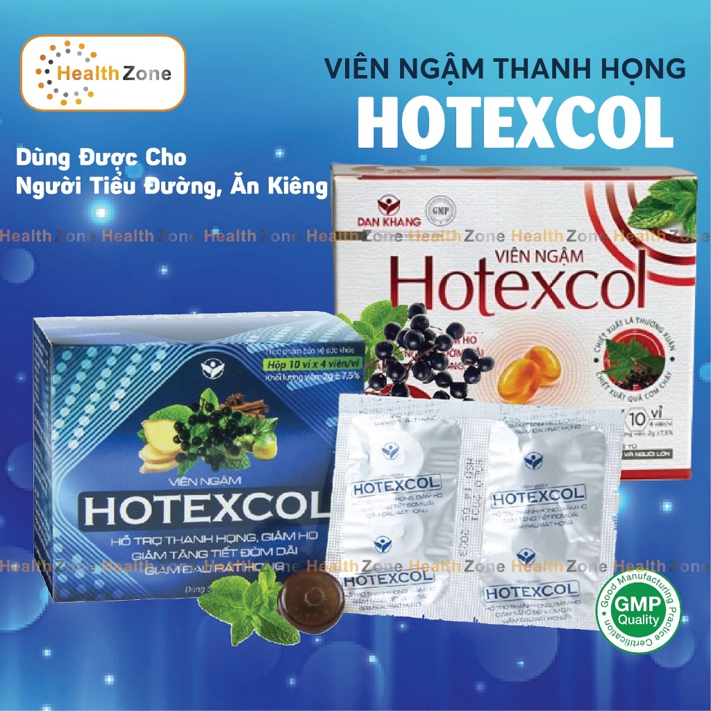 Kẹo ngậm Hotexcol Giảm Ho, Thanh Họng - Hộp 40 viên | Shopee Việt Nam