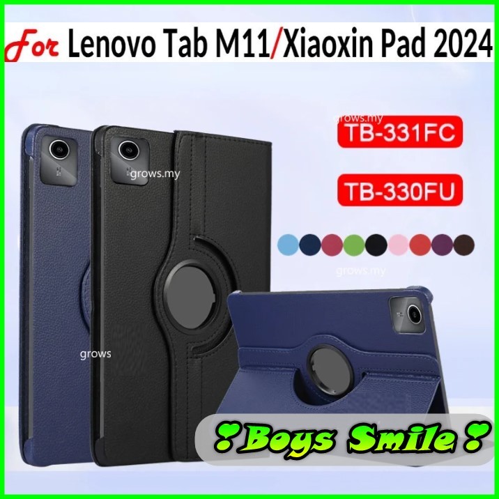 Bao da xoay thông minh Lenovo Xiaoxin Pad 2024 11inch TB-330FU TB-331FC Lenovo Tab M11 2024 gấp ...