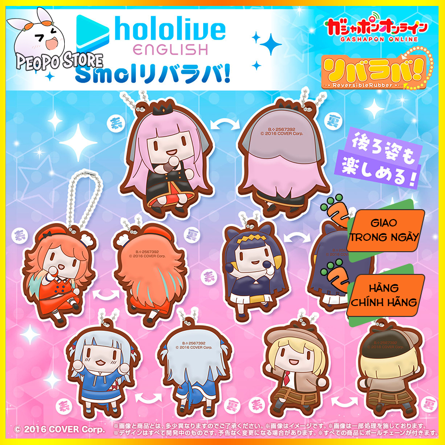 [Hàng sẵn] Keychain rubber - Smol Myth Bandai - Hololive | Shopee Việt Nam