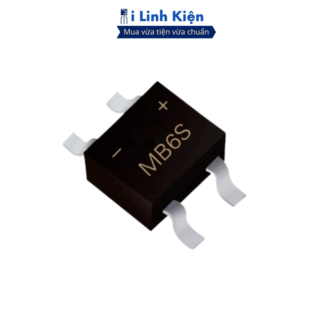 MB6S Diode cầu 0.5A 600V SOP-4 ilinhkien | Shopee Việt Nam