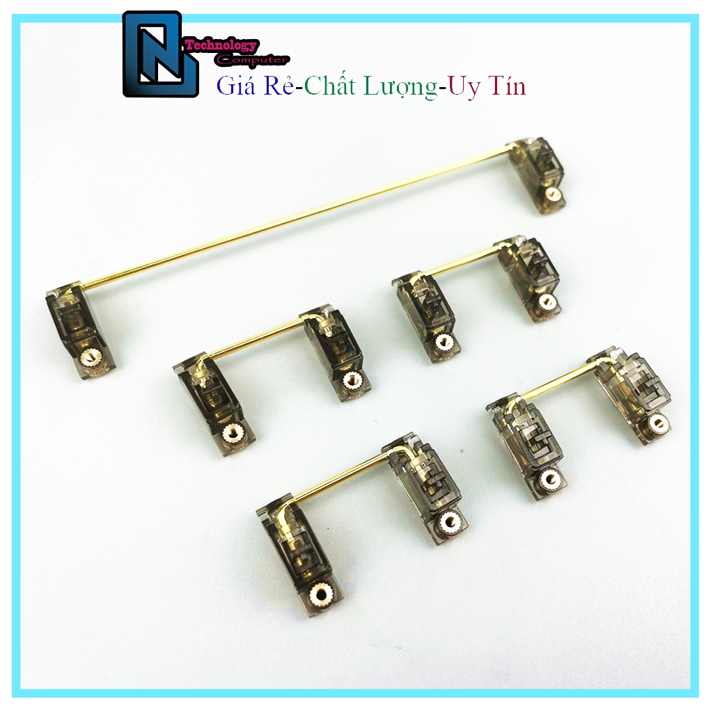 Bộ Stabilizer PCB Mount Thanh Wire Mạ Vàng Cứng Cáp Ổn Định Có Ốc Kèm ...