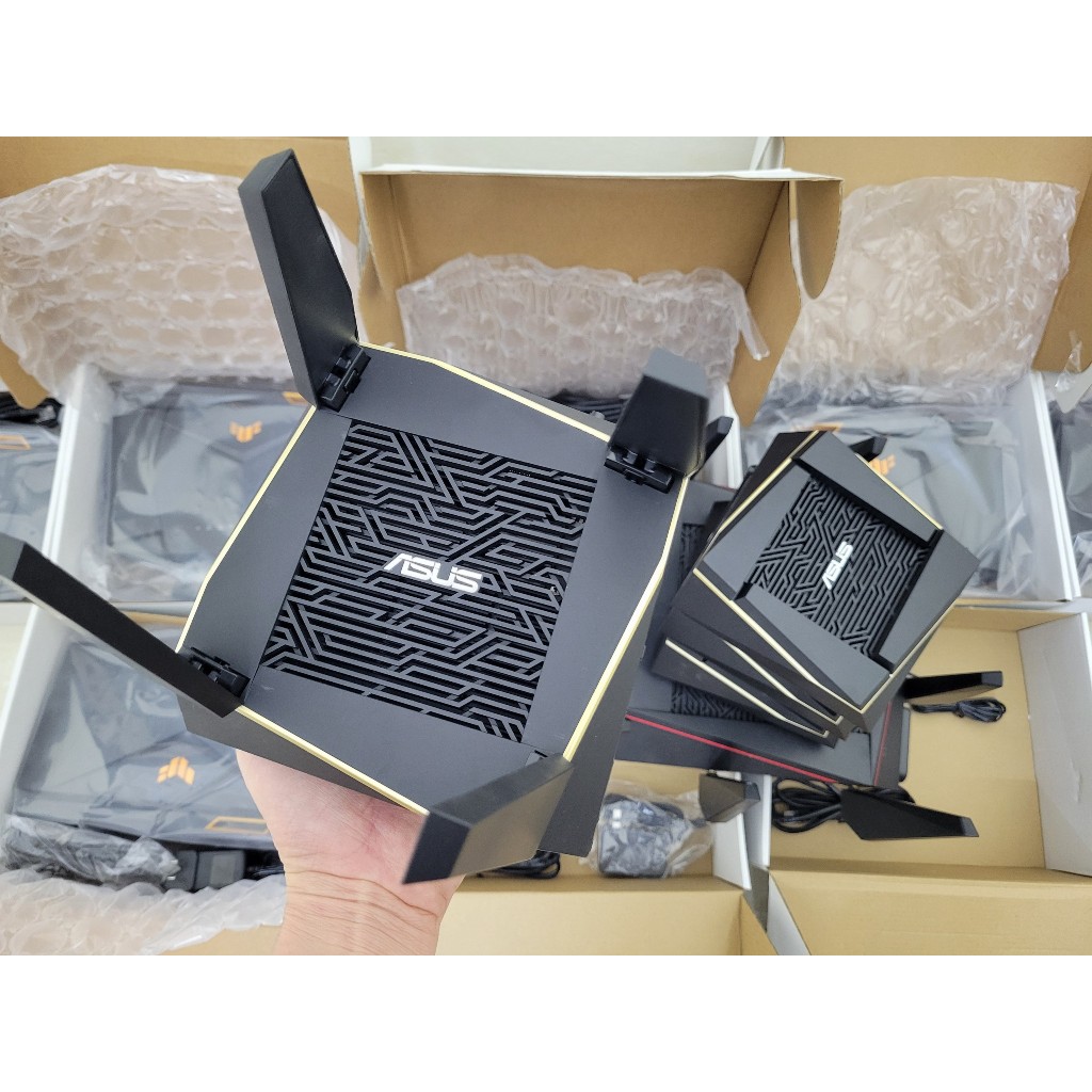 Asus RT-AX92U, WiFi Mesh, Roaming, Chuẩn AX6100 hình thức 99,99% ...