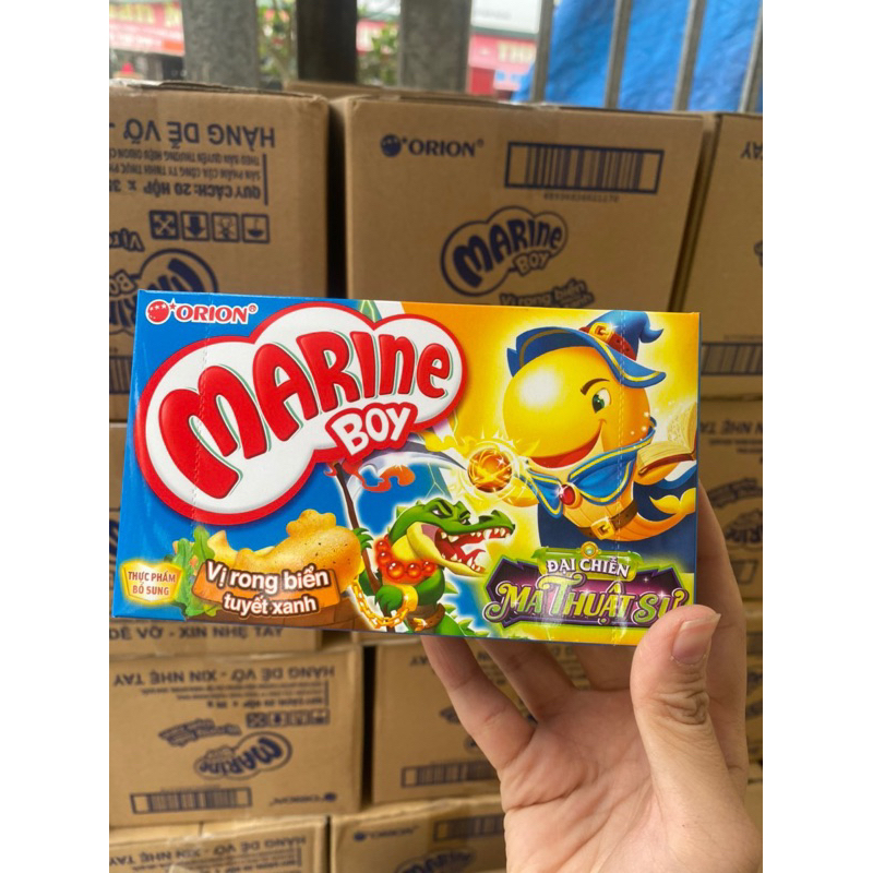 Bánh Marine Boy Bim Bim Cá Thùng 20 Hộp x 35g - Quy cách 1 thùng ...