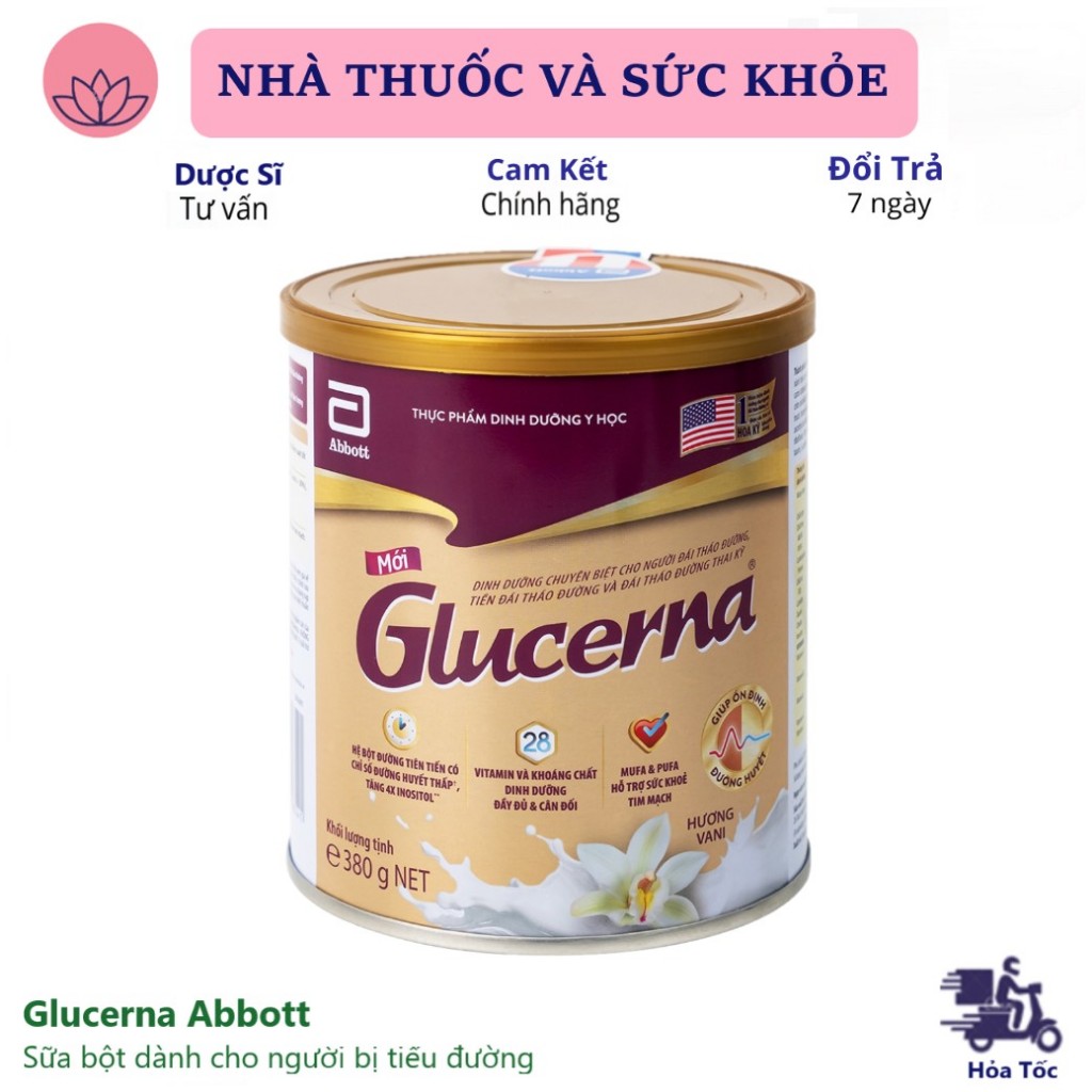 Sữa bột dành cho người bị tiểu đường Glucerna Abbott 380g | Shopee Việt Nam