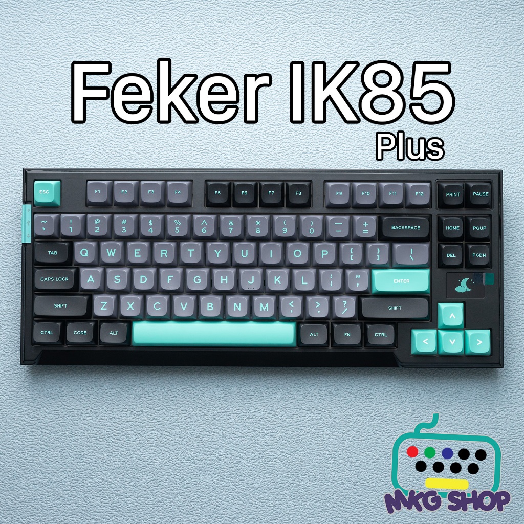 Bàn phím cơ Feker IK85 Plus | 3 modes kết nối | Mạch xuôi | RGB | MDA keycap | Shopee Việt Nam