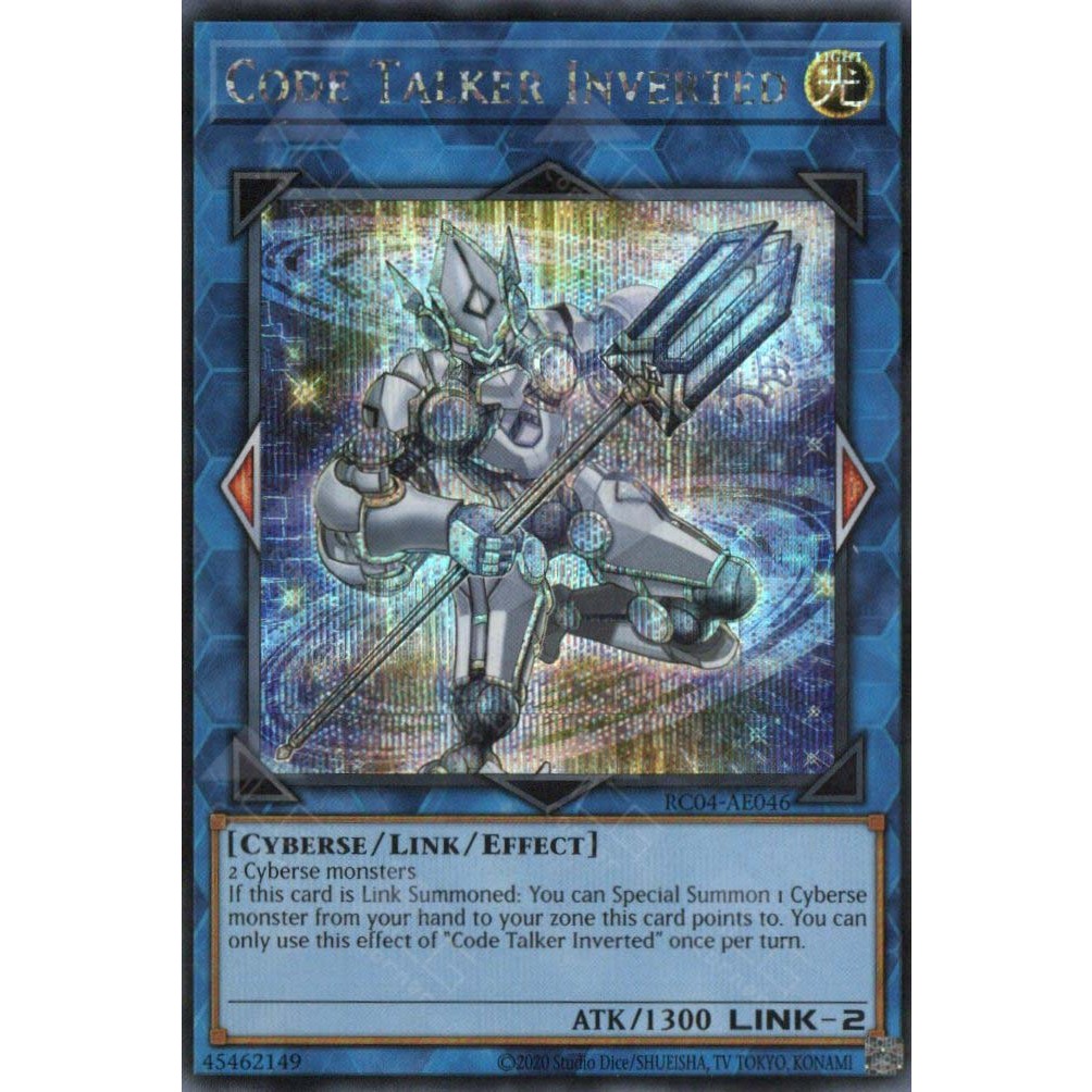 [ Bài Yugioh Chính Hãng ] Code Talker Inverted - RC04-AE046 | Shopee Việt Nam