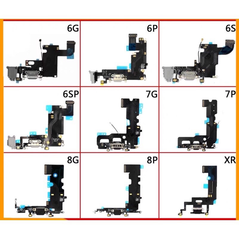 Cụm Cáp Chân Sạc Dành Cho điện thoại ip 6,6s6p,6sp,7,7p,8,8p,x,xr,xs ...