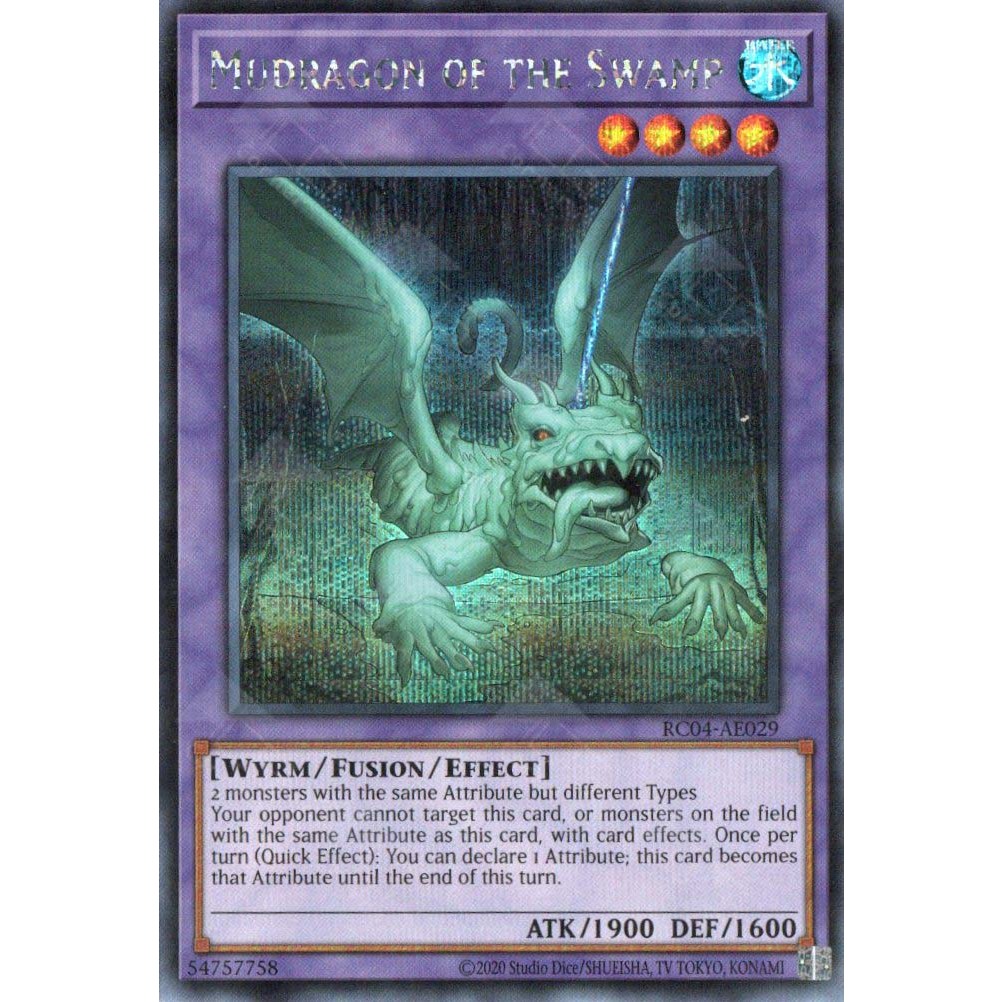 [ Bài Yugioh Chính Hãng ] Mudragon of the Swamp - RC04-AE029 | Shopee Việt Nam