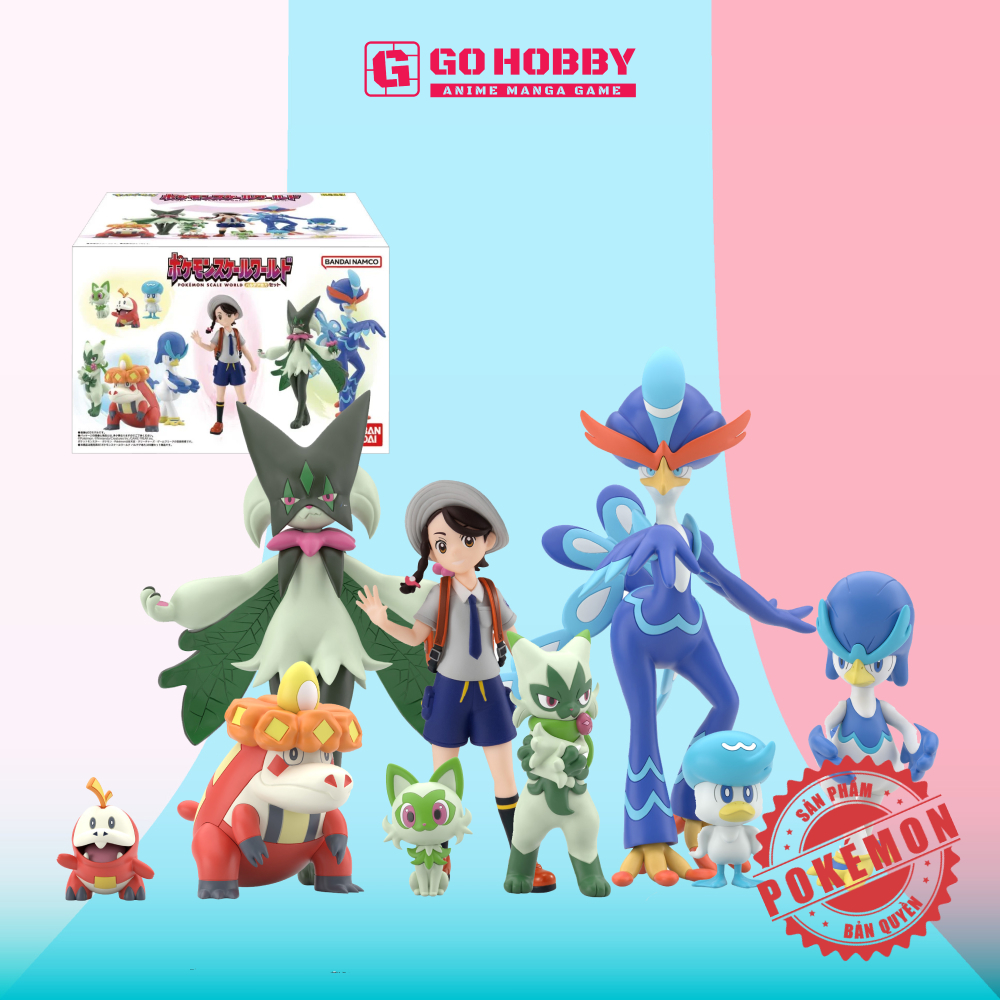 BANDAI | Pokémon Scale World - Paldea Region Fullset | Đồ chơi mô hình ...