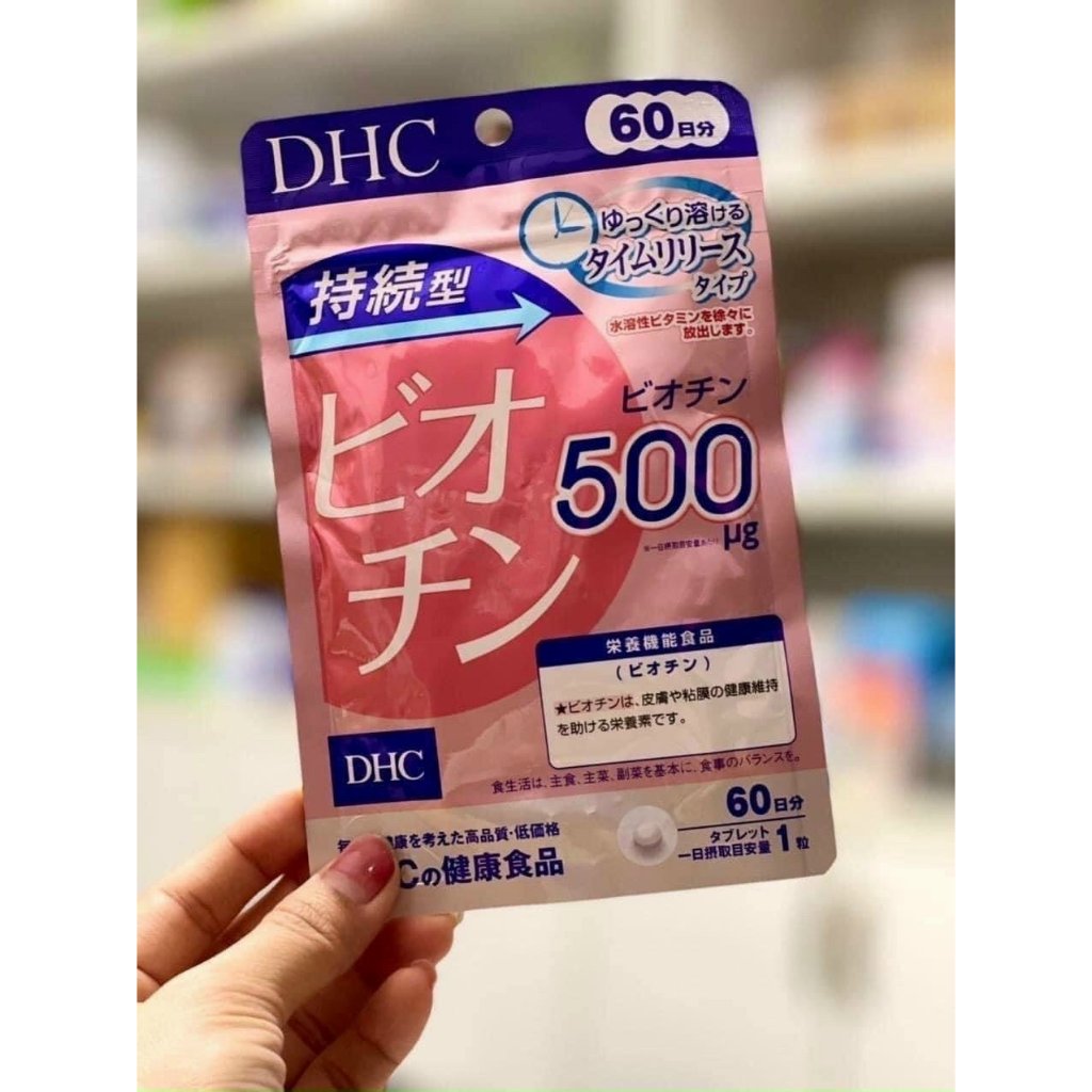 COMBO Kẽm DHC 60 Viên & Biotin DHC 60 Viên Nhật Bản [60 NGÀY] giúp tóc, da, móng khỏe, tăng đề ...