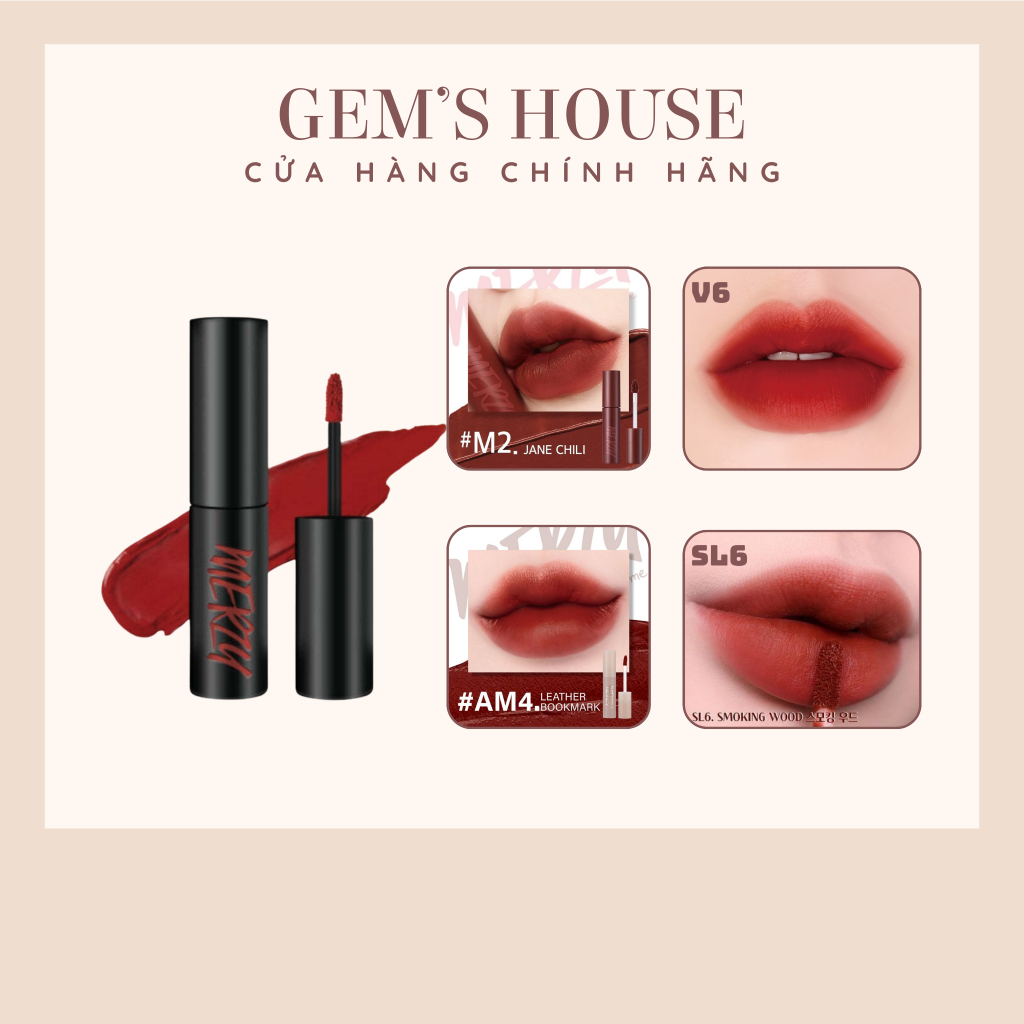 SON Merzy KEM LÌ LÂU TRÔI MERZY V6 MERZY M13 MERZY THE FIRST VELVET TINT, Merzy Bite The Beat ...