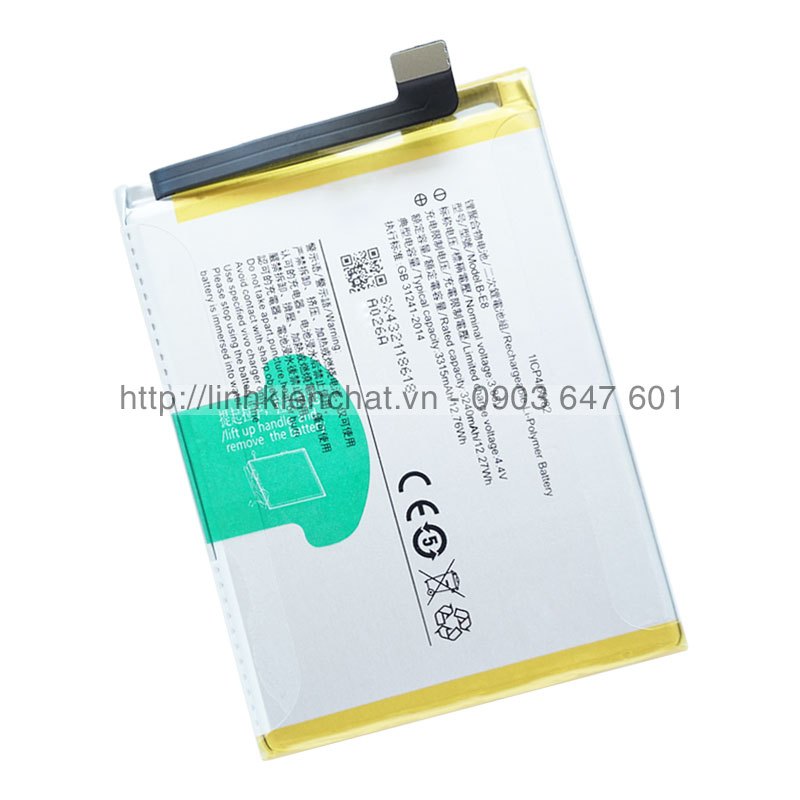 Pin Vivo V11i Vivo 1806 (B-E8) 3315mAh Zin - Hàng nhập Khẩu | Shopee ...