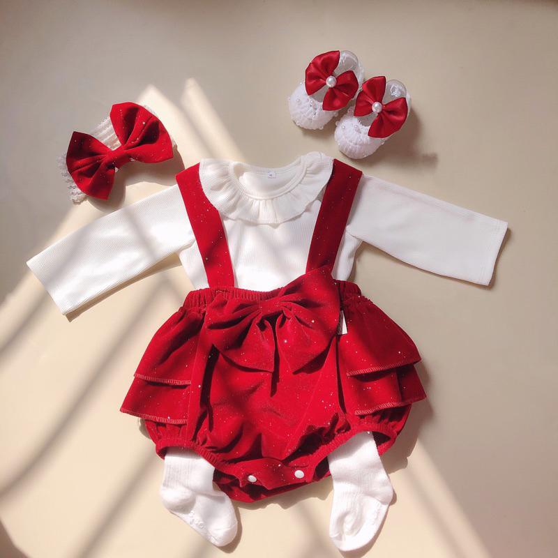 Set Nhung Yếm MC Made By Hằng cho bé từ 3-13kg | Shopee Việt Nam