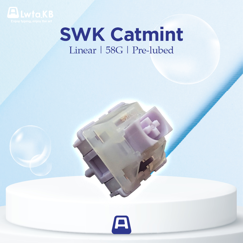 SWK Catmint | Switch Catmint Linear | 58G | 5 Pin dùng cho bàn phím cơ ...