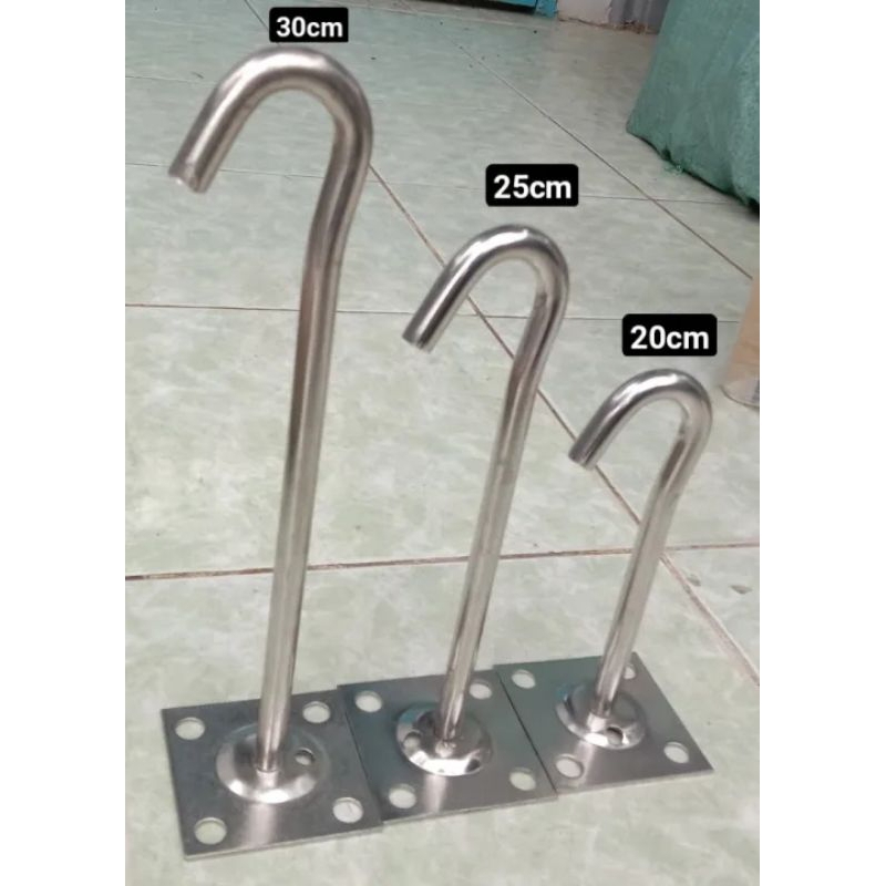 Bass treo trần inox 12li đặc, 3 kích thước 18cm,24cm và 28cm ...