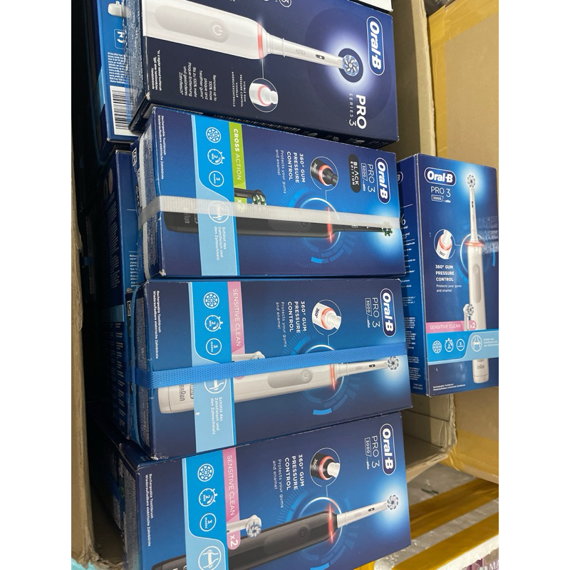 [Made In Germany] Bàn Chải Điện Oral-B Pro 3 3000 - Cảm Biến Lực 360°, Pin Li-ion, Hẹn Giờ ...