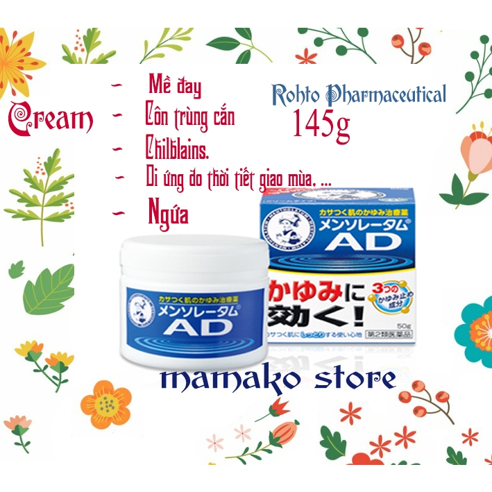 kem nẻ,nứt, tay chân, di ứng, ngứa mề đai Hộp Cream rohto Mentholatum ...