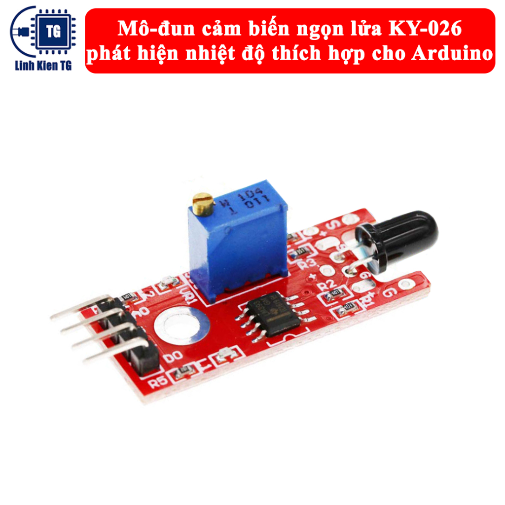 Mô-đun cảm biến ngọn lửa KY-026 để phát hiện nhiệt độ thích hợp cho ...