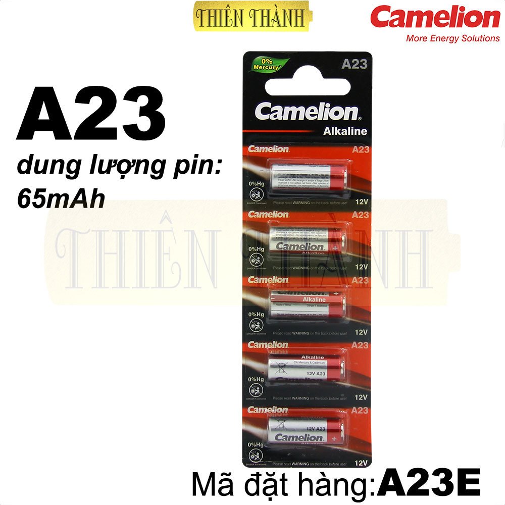 pin A23/23A(A27/27A),pin alkaline 12V,cho điều khiển cửa cuốn,chìa khóa ...