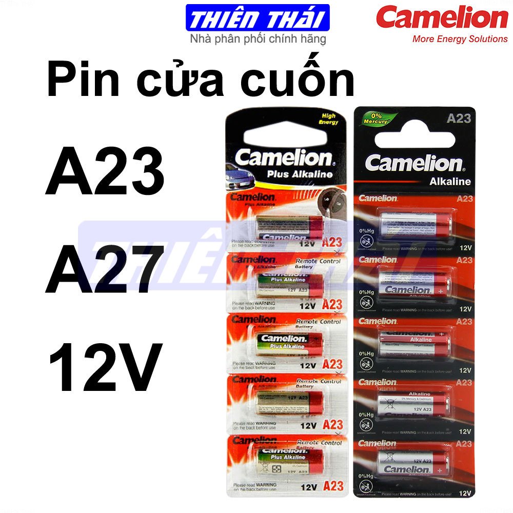 pin A23/23A,A27/27A,pin alkaline,pin 12V,cho điều khiển cửa cuốn,chìa khóa điện, chuông cửa ...