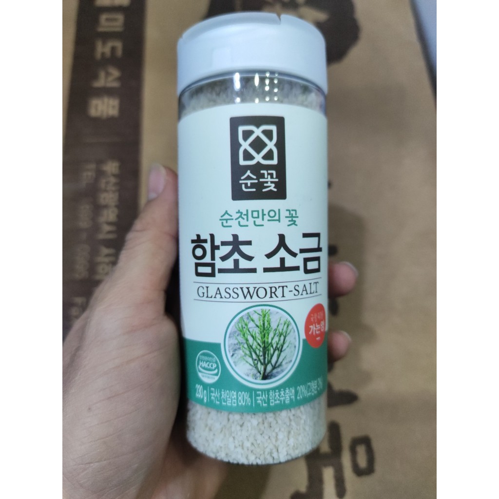 Muối hamcho hàn quốc, glasswort salt 230g - 함초 소금 | Shopee Việt Nam