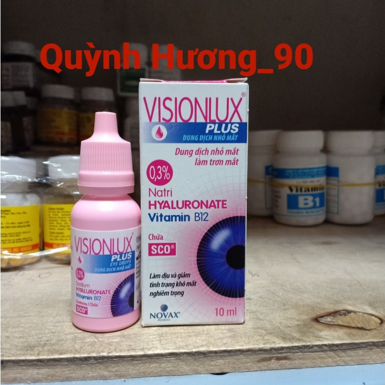 Dung dịch dưỡng mắt VISIONLUX Plus 10ml giúp làm trơn mắt | Shopee Việt Nam