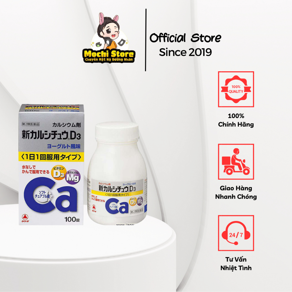Viên Uống Canxi Bổ Sung Ca D3 Mg Takeda Nhật Bản, Hộp 100 viên | Shopee Việt Nam