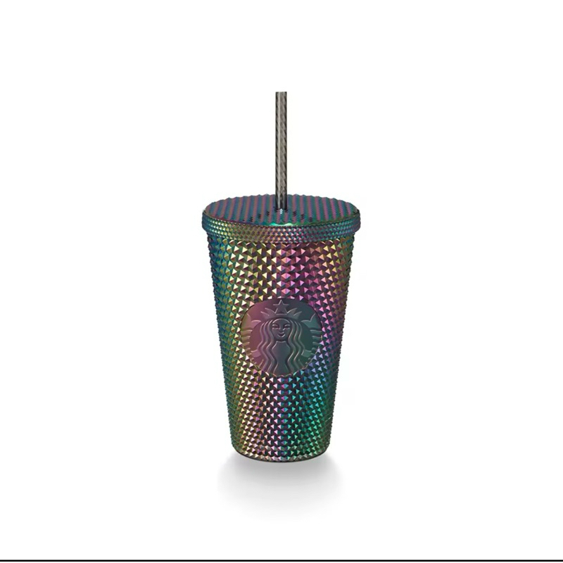 [LY GAI LÙN ]Ly Starbucks Cold Cup 16Oz(473ml) HALLOWEEN BLING BLACK PVD | Shopee Việt Nam