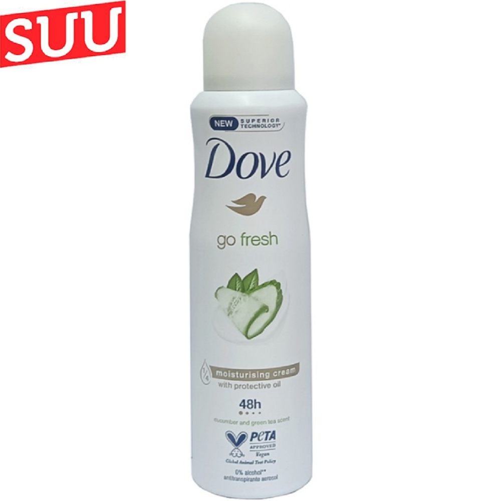 Xịt Khử Mùi Nữ 150Ml Dove Go Fresh Dưa Leo, suu.shop Cam Kết 100% Chính ...