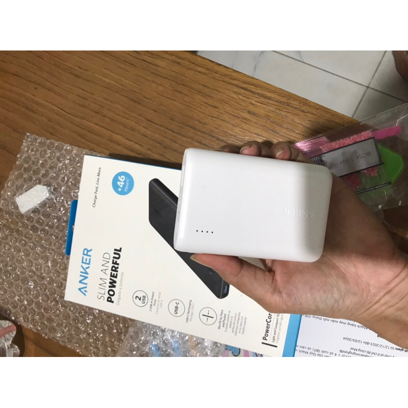 Pin sạc dự phòng ANKER PowerCore 10000mAh - A1263 | Shopee Việt Nam