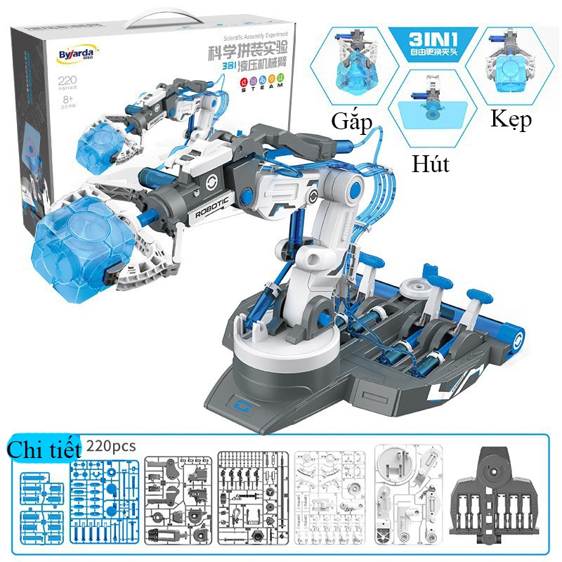 Cánh Tay Robot Thuỷ Lực Robotic Arm Phát Triển Tư Duy, Trí Tuệ Cho Bé ...