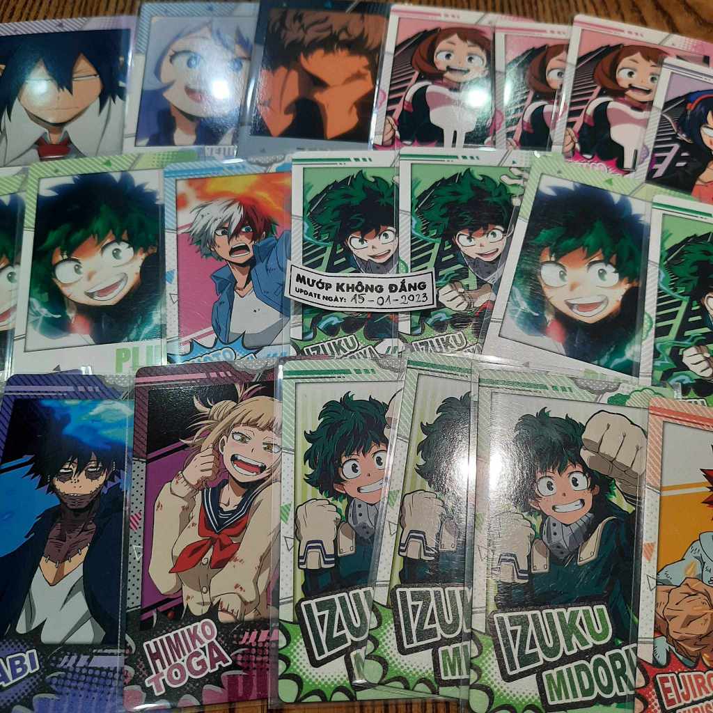 [MHA SẴN - P01] Thẻ bài snapmide snapcard MY HERO ACADEMIA nhân phẩm ...