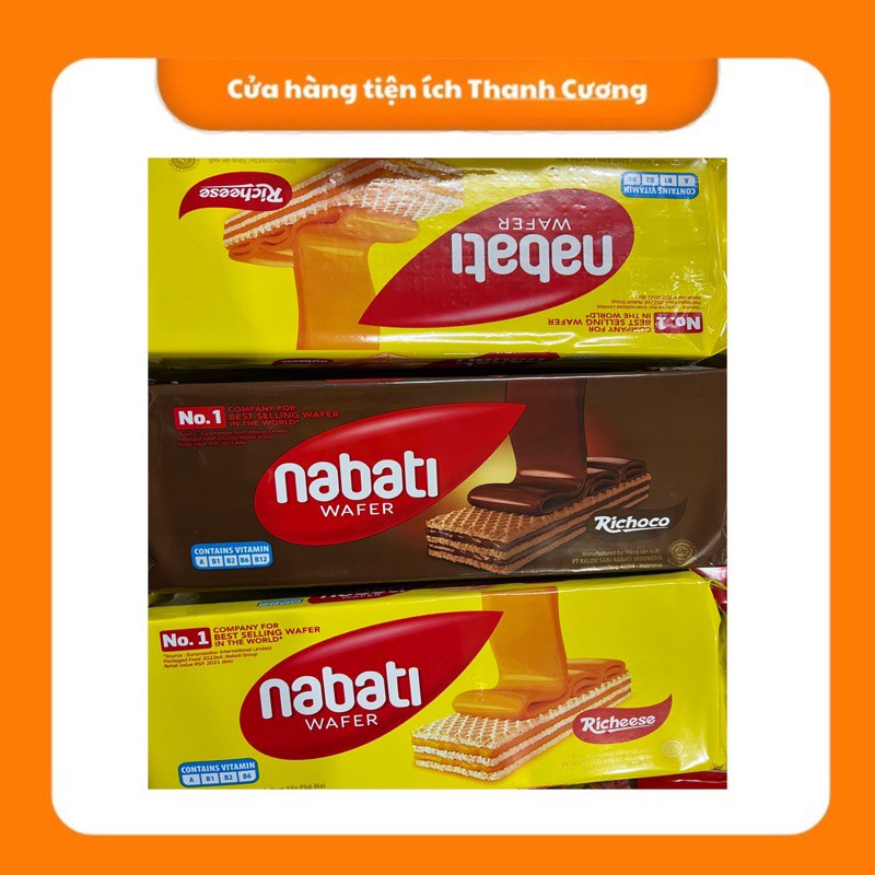 Bánh kem xốp Nabati vị phô mai, socola gói 110g/330g | Shopee Việt Nam