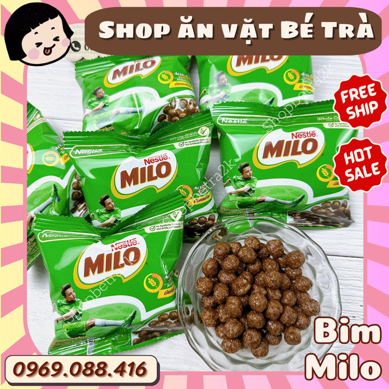 Bim Snack Milo/ngũ cốc viên cacao Milo Thái Lan (gói 15g) | Shopee Việt Nam