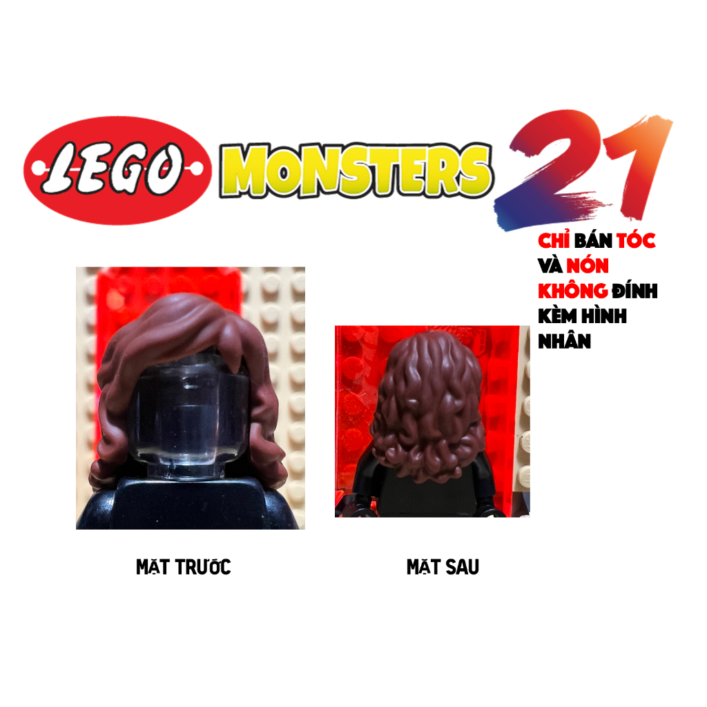 [1 cái] - Phụ kiện hình nhân nhỏ, lego chính hãng nhiều loại nón và tóc ...