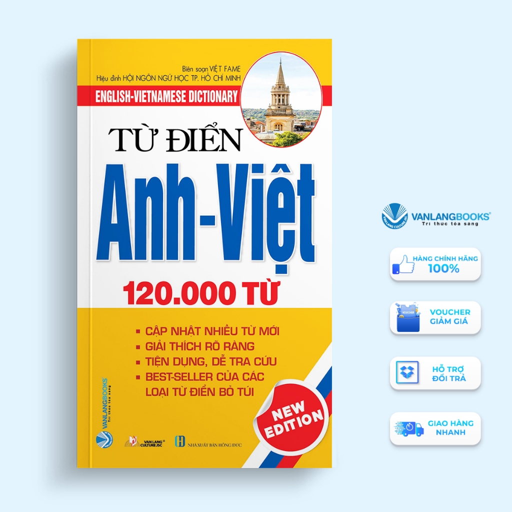 Sách Vanlangbooks - Từ Điển Anh - Việt 120.000 Từ (Vl) | Shopee Việt Nam