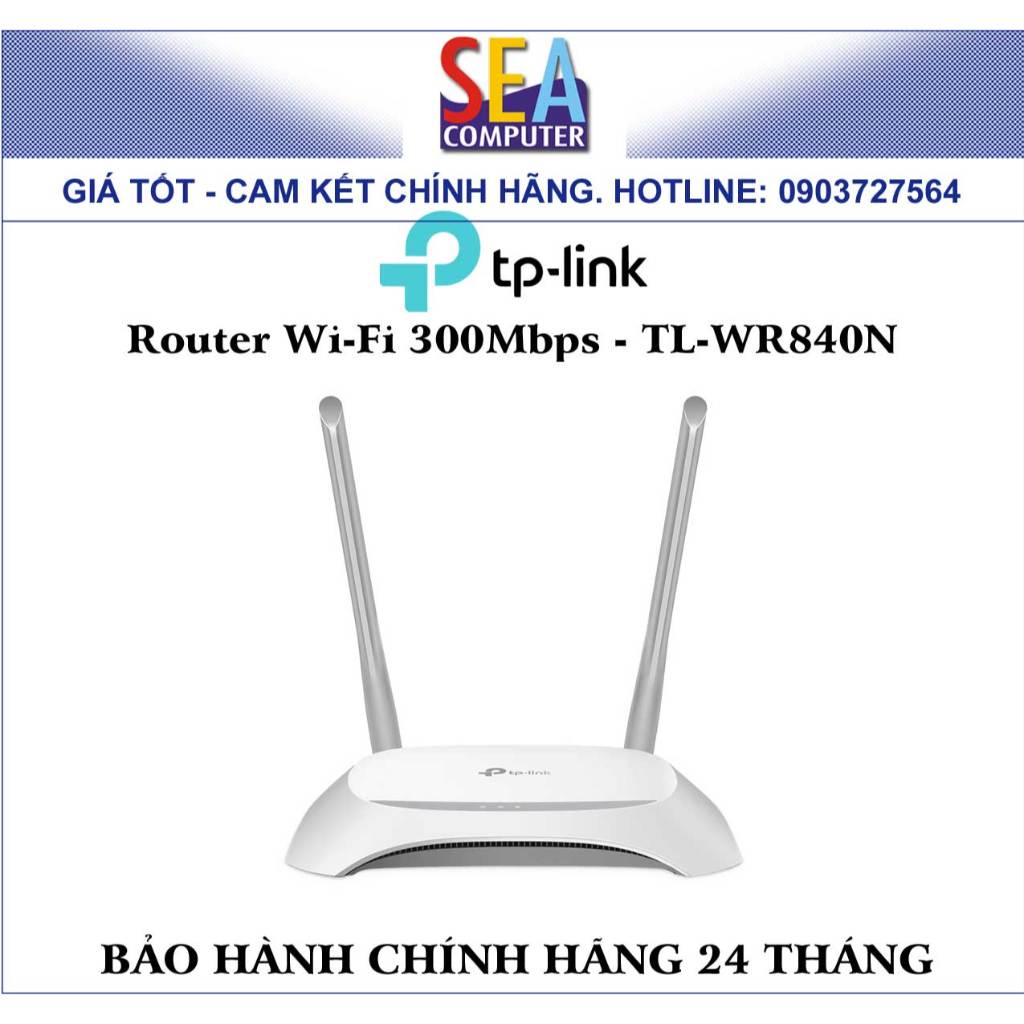 TP-LINK Router Wi-Fi Chuẩn N Tốc Độ 300 Mbps - TL-WR840N | Shopee Việt Nam
